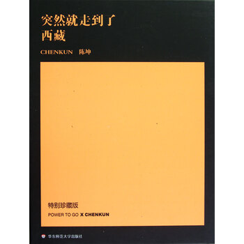 突然就走到了西藏(附光盘特别珍藏版)(精)