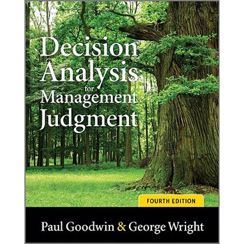 【】Decision Analysis For Management