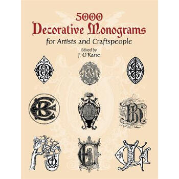 【】5000 Decorative Monograms for Artists