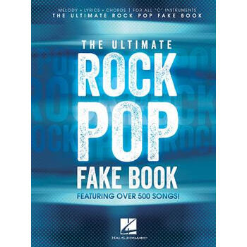 【】The Ultimate Rock Pop Fake Book