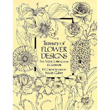 【】Treasury of Flower Designs for Artists,