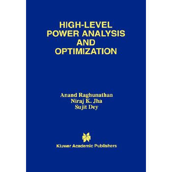 【】High-Level Power Analysis and