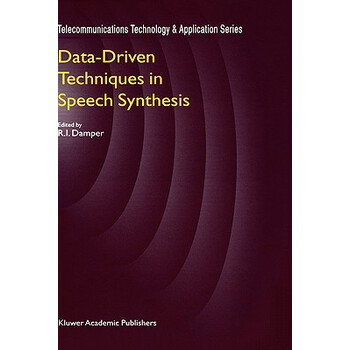 【】Data-Driven Techniques in Speec