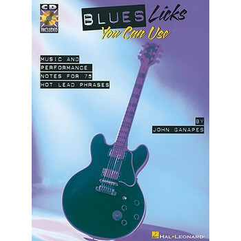 【】Blues Licks You Can Use: Music and