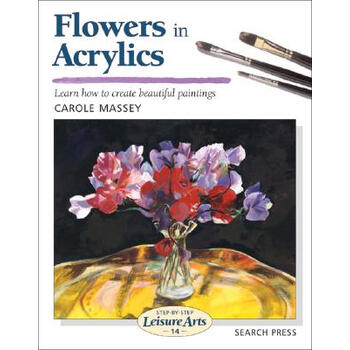 【】Flowers in Acrylics