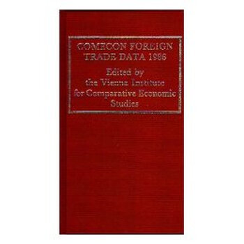 【】Comecon Foreign Trade Data 1986