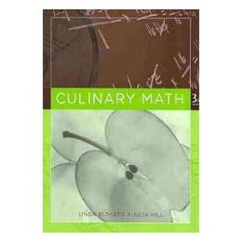 【】Culinary Math 3rd Edition with Culinary