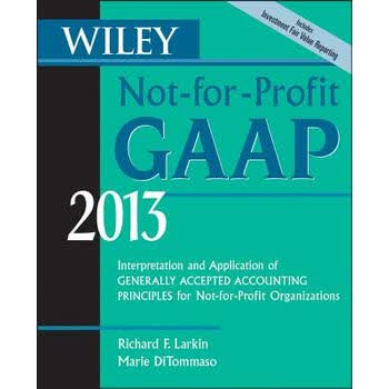 【】Wiley Not-For-Profit GAAP 2013: