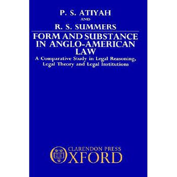Form and Substance in Anglo-American Law: A ...
