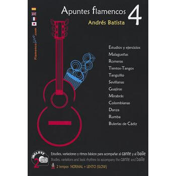 【】Apuntes Flamencos, Vol. 4 Book/2-CD