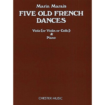 【】Five Old French Dances