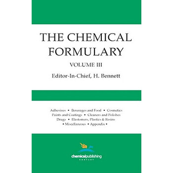 【】The Chemical Formulary, Volume 3