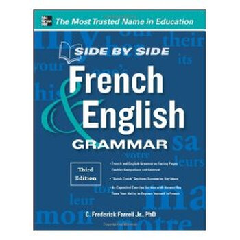【】Side-By-Side French and English Grammar,