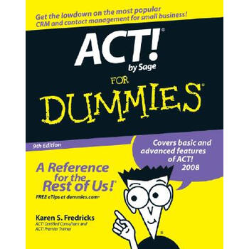 【】Act! By Sage For Dummies, 9Th