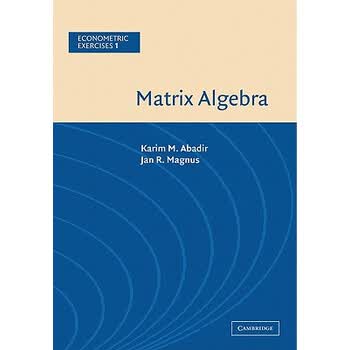 【】Matrix Algebra