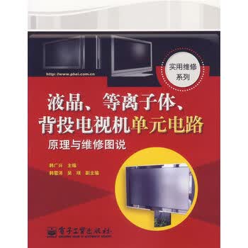 液晶、等离子体、背投电视机单元电路原理与维修图说【正版图书，放心下单】