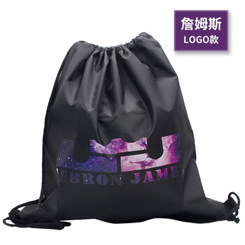 【球星推荐】包篮球袋束口袋詹姆斯欧文库里球迷定制单肩双肩背包... 詹姆斯logo款