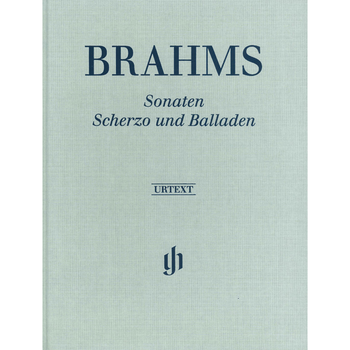 勃拉姆斯 奏鸣曲，谐谑曲与叙事曲（精装）Brahms, Johannes Sonatas, Sche