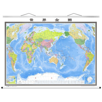 2021年 世界地图挂图 3米*2.2米 大型政区版 会议室客厅装饰