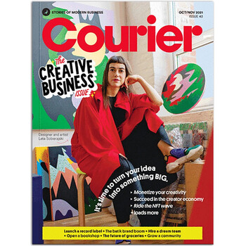 【单期可选】Courier Issue 英国创业文化商业杂志 2020/21年月刊 英文英语杂志 2021年10/11月合刊