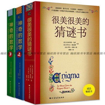 益智游戏书 很美很美的猜谜书+神奇的数学：517个开发大脑潜能的数学谜题 正版 【全3册】