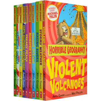 英文原版小说 可怕的地理 Horrible Geography 10册 可怕的历史同系列 桥梁章节书 儿童历史文学地理书籍 Scholastic学乐