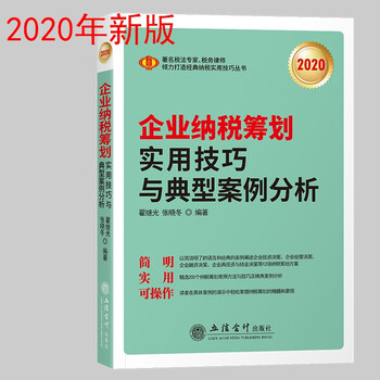 2020企业纳税筹划实用技巧与典型案例分析