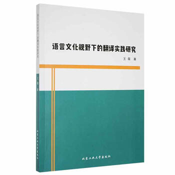 语言文化视野下的翻译实践研究王薇北京工业大学出版社9787563970384 外语学习书籍