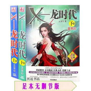 上下册x-龙时代小说全集全套合订本删减版超厚本穿越玄幻武侠 x-龙时代2本一套