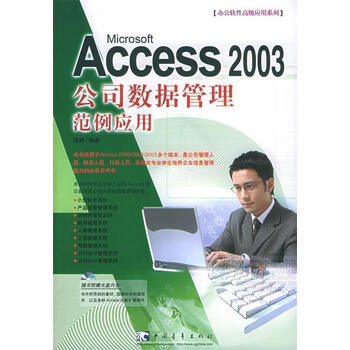 Access 2003 公司数据管理范例应用 张婷 著【正版书】
