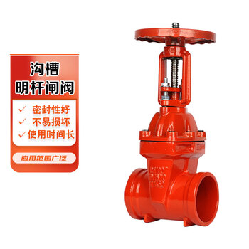 【尺越DN65】尺越 沟槽明杆闸阀Z81X-16Q明杆软密封 法兰闸阀 球墨铸铁 单位:个 DN150 【行情 报价 价格 评测】-京东