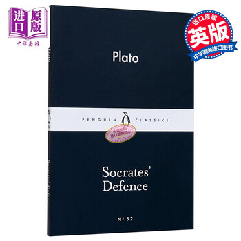 预售 LBS52 Socrates Defence 英文原版 小黑书52 柏拉图：苏格拉底的申辩