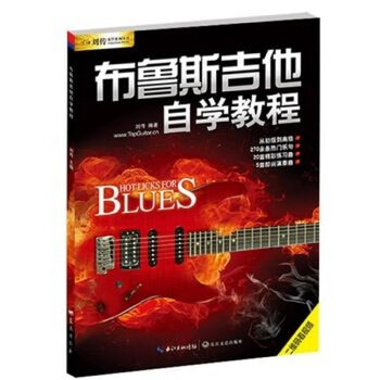正版 布鲁斯吉他自学教程 刘传 长江文艺出版社 扫码视频部分免费