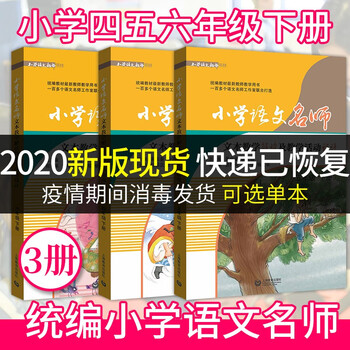 小学语文名师文本教学解读及教学活动设计 一二三四五六年级上下册 【可选单本】编部编小学语文教师用书 小学语文名师四五六年级下册3本【】