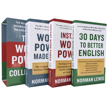 Norman Lewis 诺曼刘易斯词汇学习3本套装 单词的力量 Word Power Made Easy,Instant Power,30 Days to Better English英文原版书