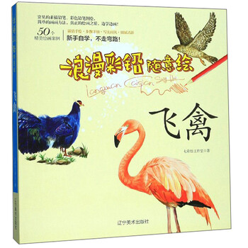 浪漫彩铅随意绘：飞禽【】9787531483014