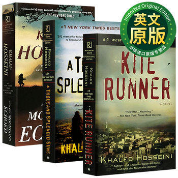 卡勒德胡赛尼三部曲 英文原版小说 The Kite Runner 追风筝的人 A Thousand Splendid Suns 灿烂千阳 And the Mountains Echoed 群山回唱