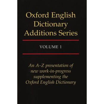Oxford English Dictionary Additions Series: ...