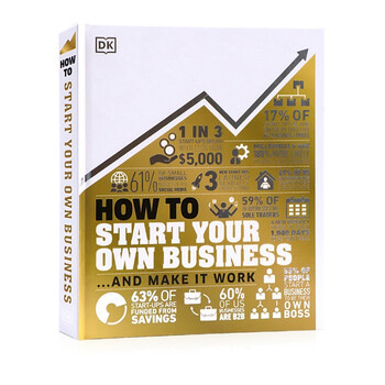DK经济商业视觉图解百科 英文原版 How to Start Your Own Business 如何开始你的生意 精装 创业指南企业管理经管理财投资 . 梦想童趣城