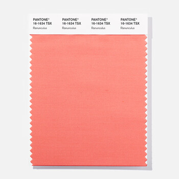 PANTONE彩通服裝家居15-4321至16-5128TSX 涤纶版单张色卡 16-1634TSX