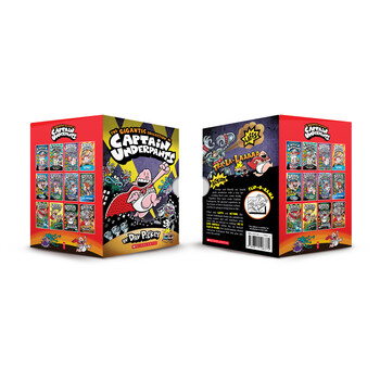 内裤超人漫画桥梁书The Gigantic Collection of Captain Underpants12册套装 