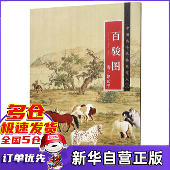 百骏图(清郎世宁)/中国画手卷临摹范本