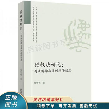 侵权法研究：司法解释与案例指导制度 侯雪梅
