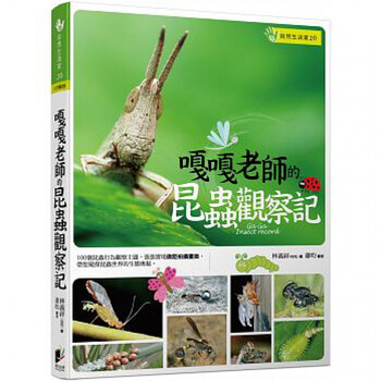 台版 嘎嘎老师的昆虫观察记 100个昆虫行为观察主题张张实境微距拍摄画面带您窥探昆