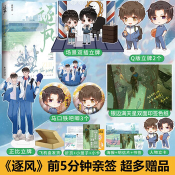 逐风第一册小说实体书 漆环念著 校草太霸道了怎么破 晋江文学城青春校园春文学