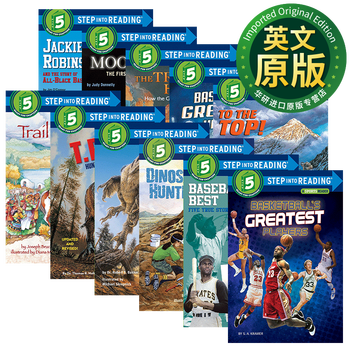 美国企鹅兰登经典分级读物第五阶段11册套装 英文原版绘本 Step Into Reading 5