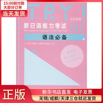 TRY!新日语能力  N1语法  （日本原版） 全新正版