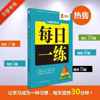 华慧考博英语2023年每日一练含历年真题答案解析（各院校真题）