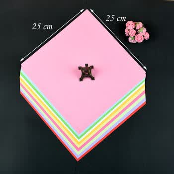 折纸飞机专用纸比赛4开彩色纸手工纸折纸材料冲浪纸飞机模型 【80克10色】25cm*25厘米100张