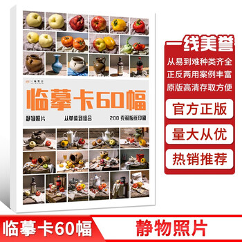 【】临摹卡60幅静物照片2022一线美誉教学基础素描纸美术参考素材图片绘画培训写生唯美文艺创